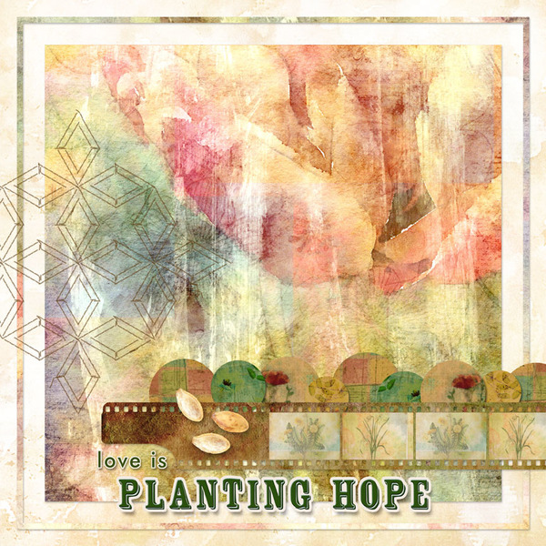 Planting Hope Pre-designed Pages | Digital Art
