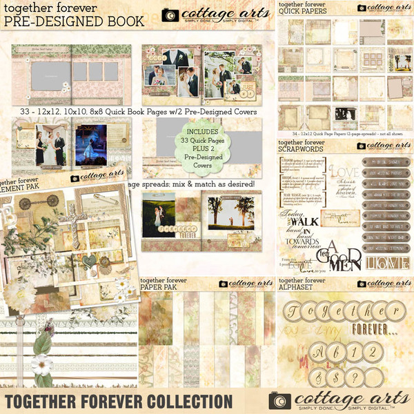 Together Forever Pre-designed Book | Digital Art
