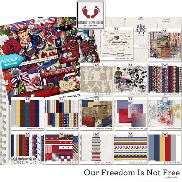 Our Freedom Is Not Free Jumbo Mega Bundle | Digital Art