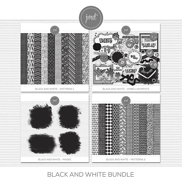 Black and White Bundle | Digital Art