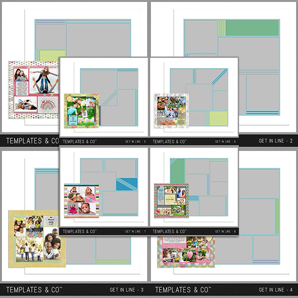 Get In Line 1-8 | Digital Art