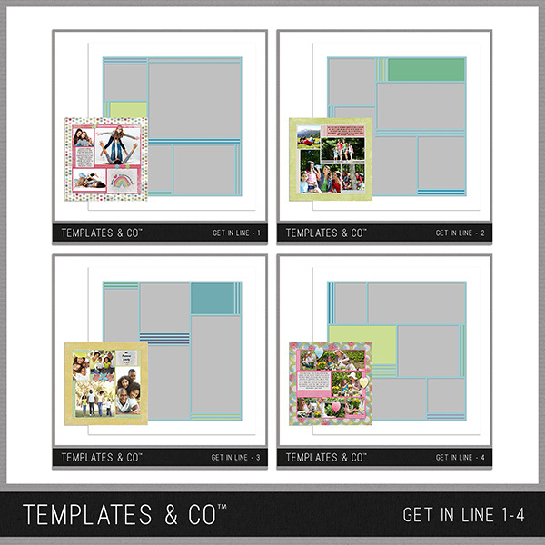 Get In Line 1-4 | Digital Art