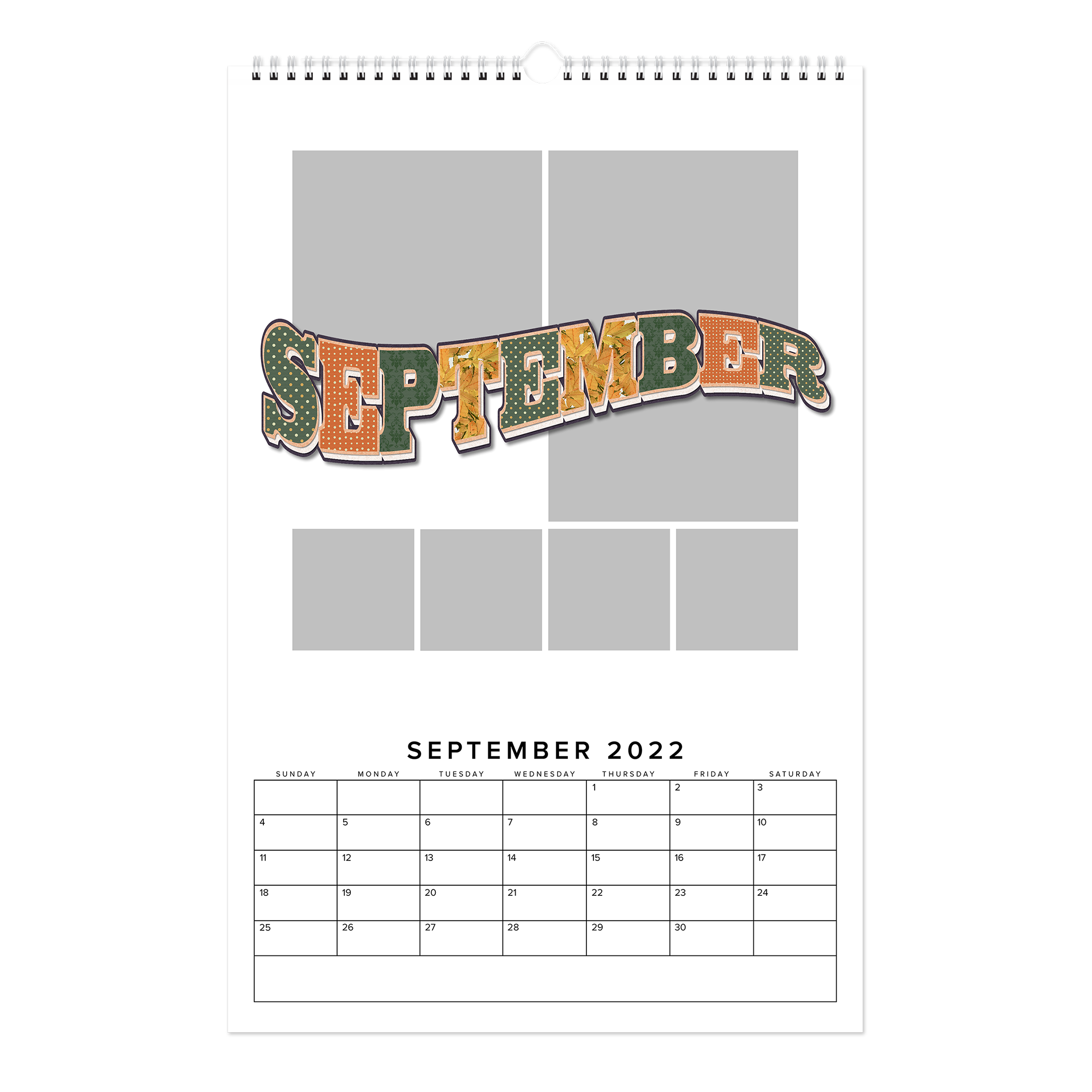 memory calendar 2022