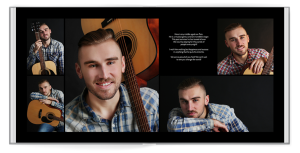 Panoramic Black Seamless Collage 1 | Seamless Layflat