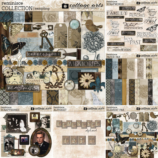 Reminisce Scrap.Words | Digital Art