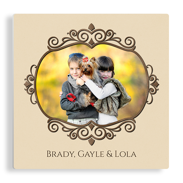 Luxe Leather Panel 1 | Metal Wall Panel | FOREVER.com