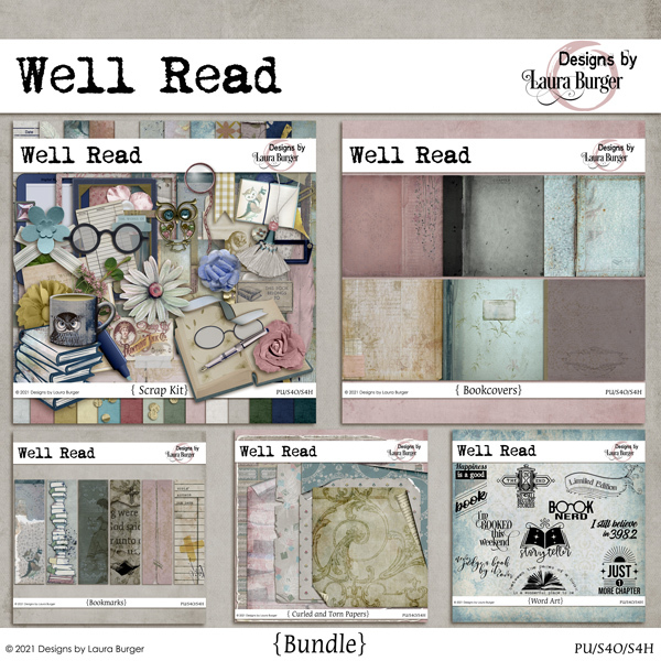 Well Read Bundle | Digital Art