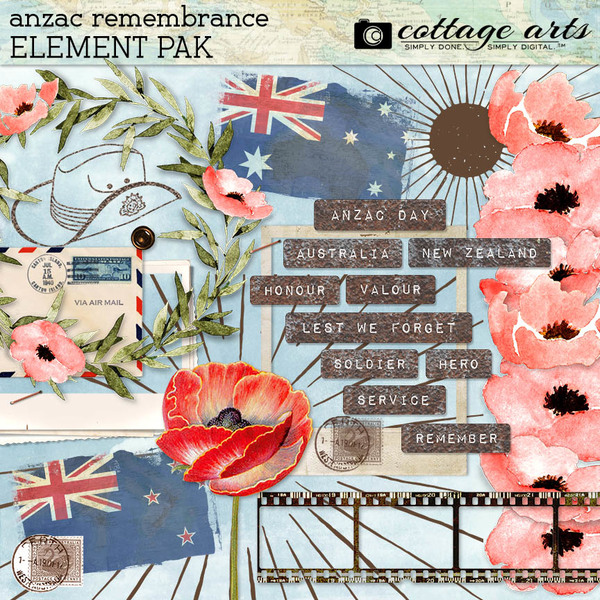 Anzac Remembrance Collection | Digital Art