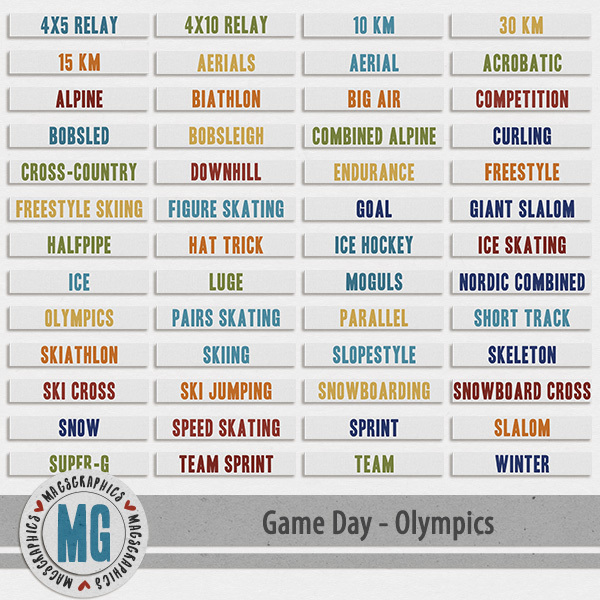 Game Day Olympics Bundle | Digital Art