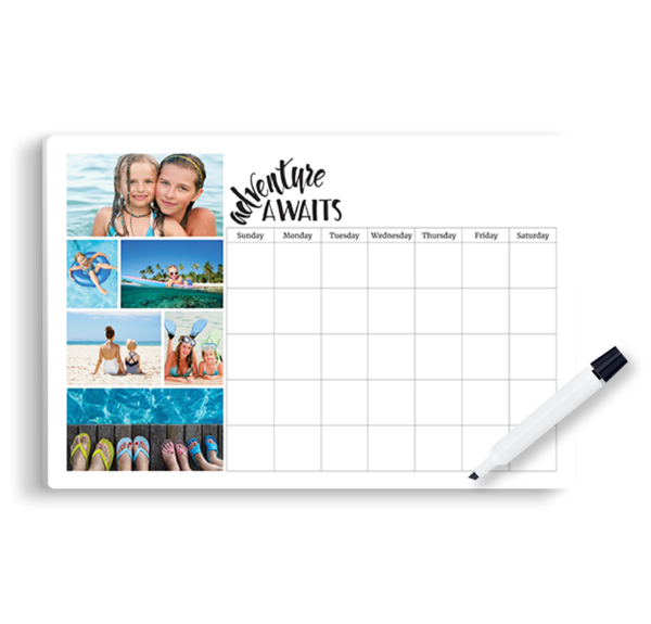 Adventure Awaits Collage Calendar | Metal Wall Panel | FOREVER.com