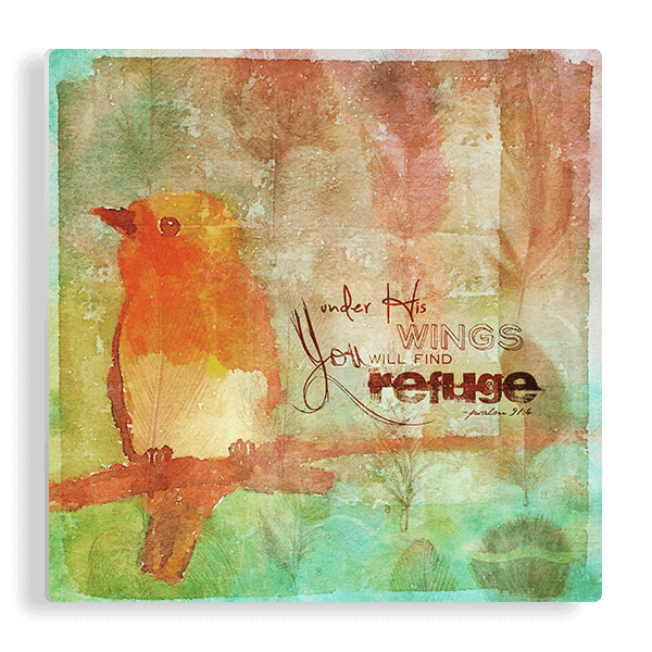 Under His Wings 2 Panel | Metal Wall Panel | FOREVER.com