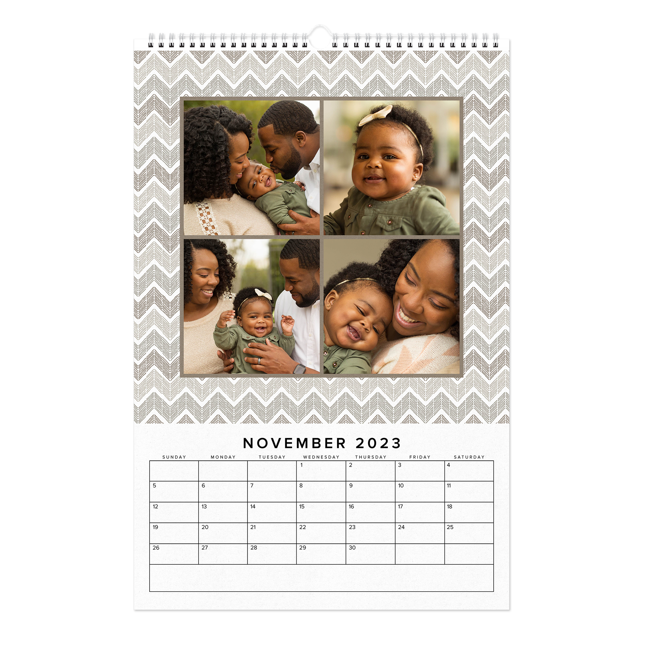 Chevron Calendar Printable