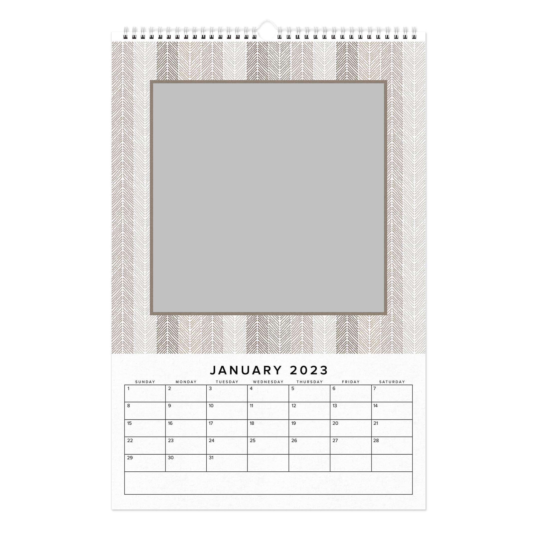 Chevron Print Out Calendar