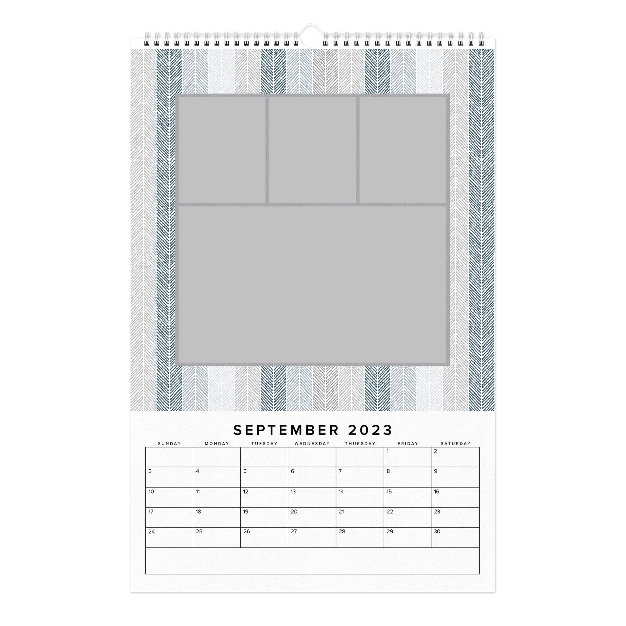Chevron Print Out Calendar