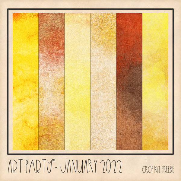 January 2022 - Crop Kit Freebie | Digital Art