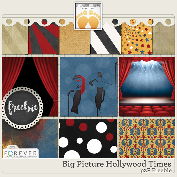 Big Picture Hollywood Times p2P Freebie | Digital Art