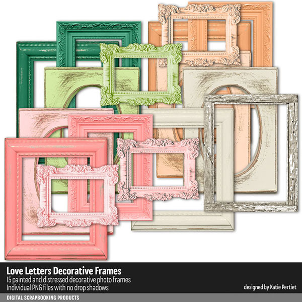 Love Letters Scrapbooking Bundle | Digital Art