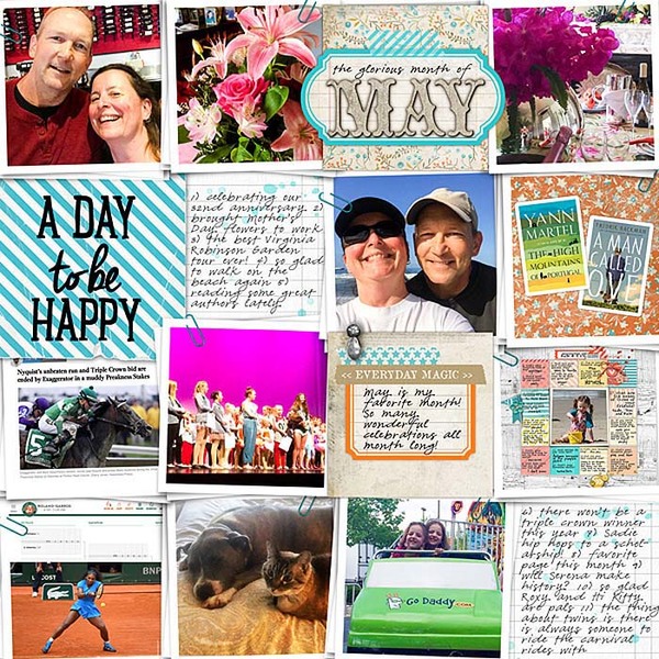 Photo Collage Page Layered Template 03 | Digital Art