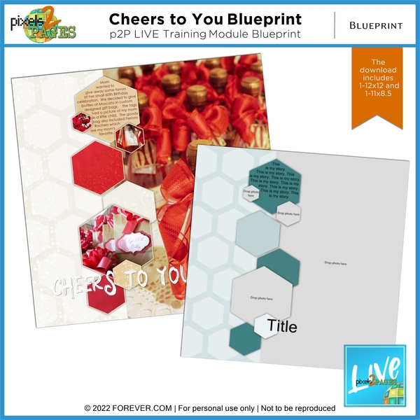 p2P LIVE Blueprint and Bright Idea CHEERS TO YOU | Digital Art