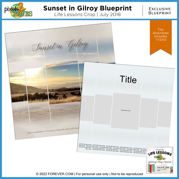 p2P Exclusive Blueprint: Sunset in Gilroy | Digital Art