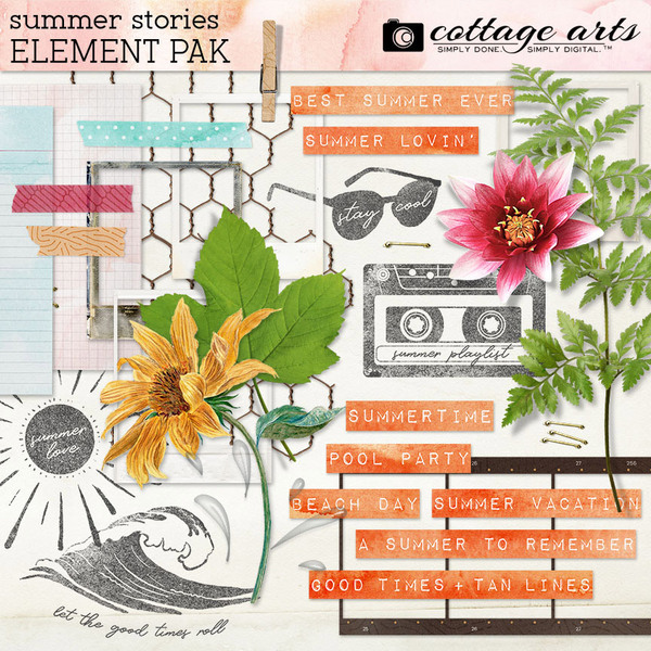 Summer Stories Collection | Digital Art