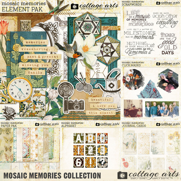 Mosaic Memories Collection | Digital Art