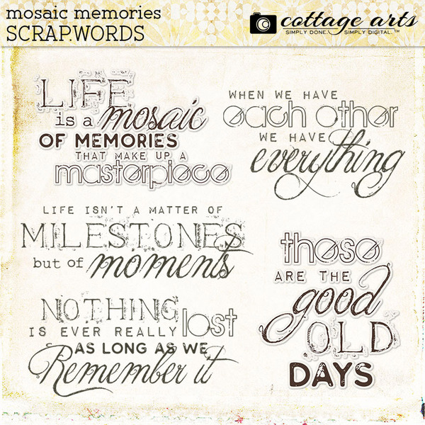 Mosaic Memories Collection | Digital Art