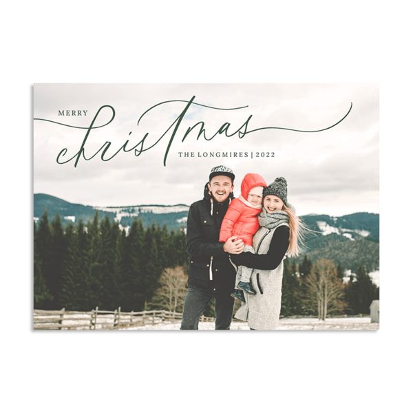 Sienna Script Christmas | Photo Card | FOREVER.com