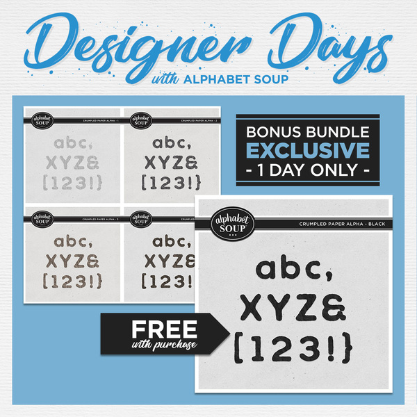 Alphabet Soup Designer Day Exclusive Bundle - October 2022 | Digital Art