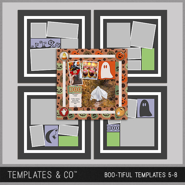 Boo-tiful Templates 5-8 | Digital Art