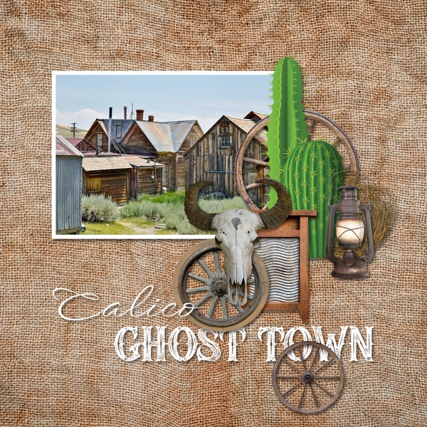 Wild West Town Papers 1 | Digital Art