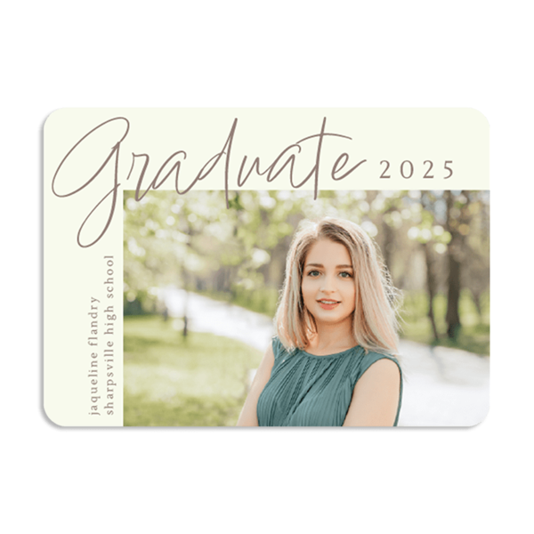 Script Graduation | Photo Card | FOREVER.com