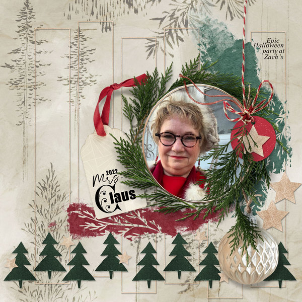 Christmas Wonder Frame Clusters | Digital Art