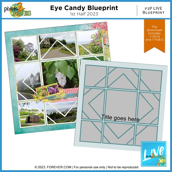 p2P LIVE Blueprint and Bright Idea EYE CANDY | Digital Art