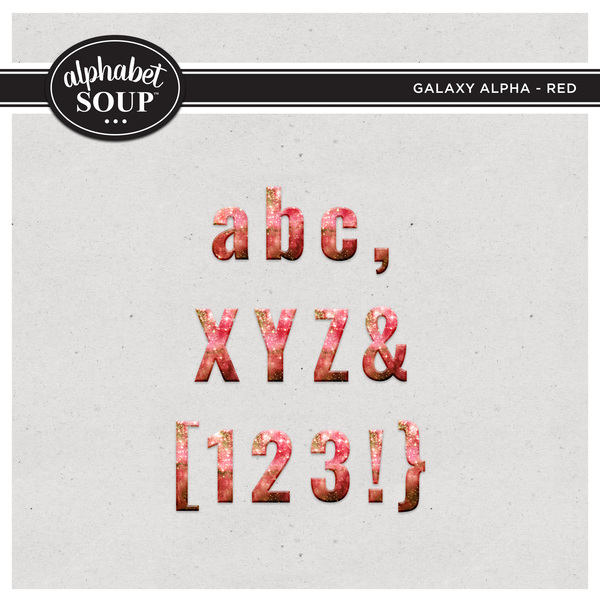 Galaxy Alpha - Red | Digital Art