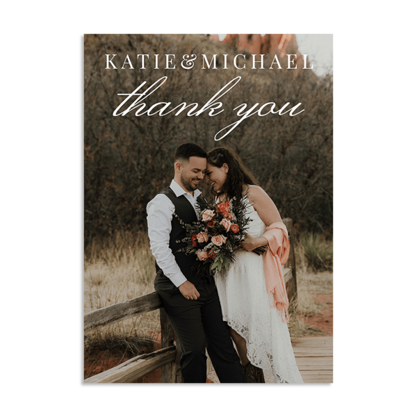 Katie Thank You | Photo Card | FOREVER.com