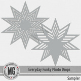 Everyday Funky Photo Drops Sampler | Digital Art