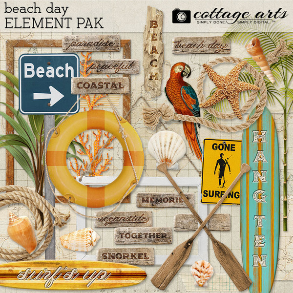 Beach Day Collection | Digital Art