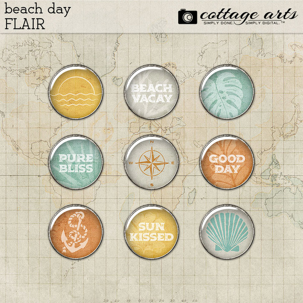 Beach Day Collection | Digital Art