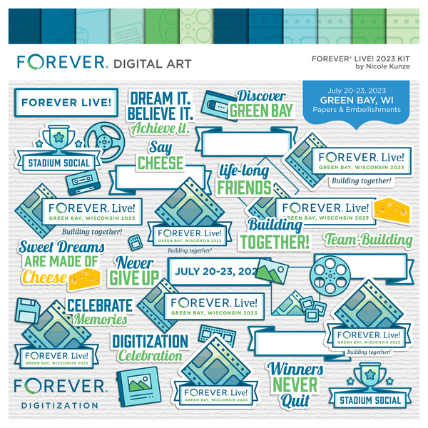 FOREVER Live! 2023 Kit | Digital Art