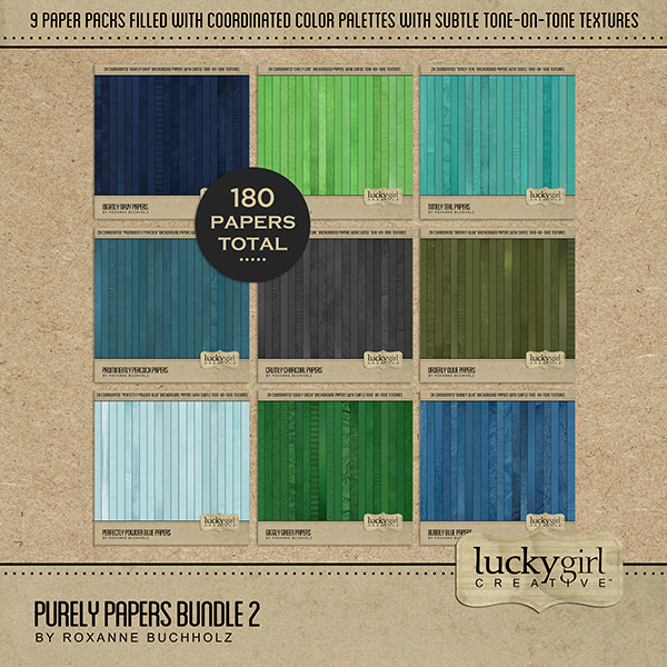 Perfectly Powder Blue Papers | Digital Art