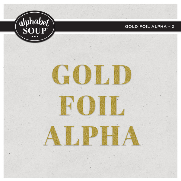 Gold Foil Alpha - 2 | Digital Art