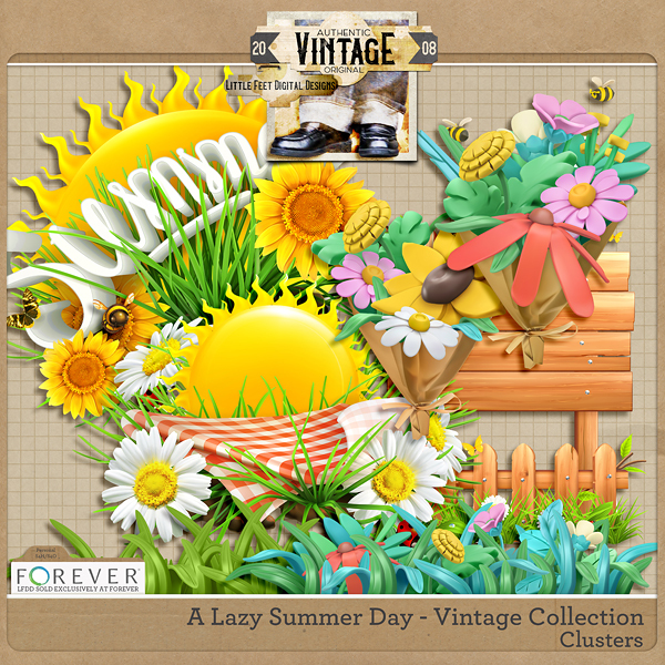 A Lazy Summer Day Bundle - LFDD Vintage Collection | Digital Art