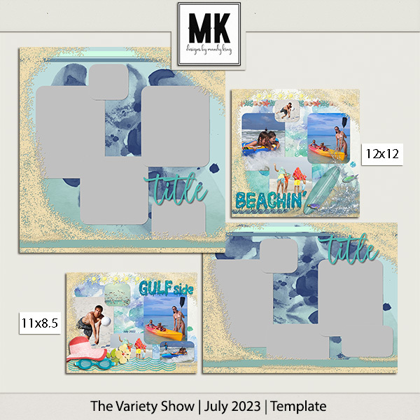 The Variety Show - July 2023 - Template | Digital Art