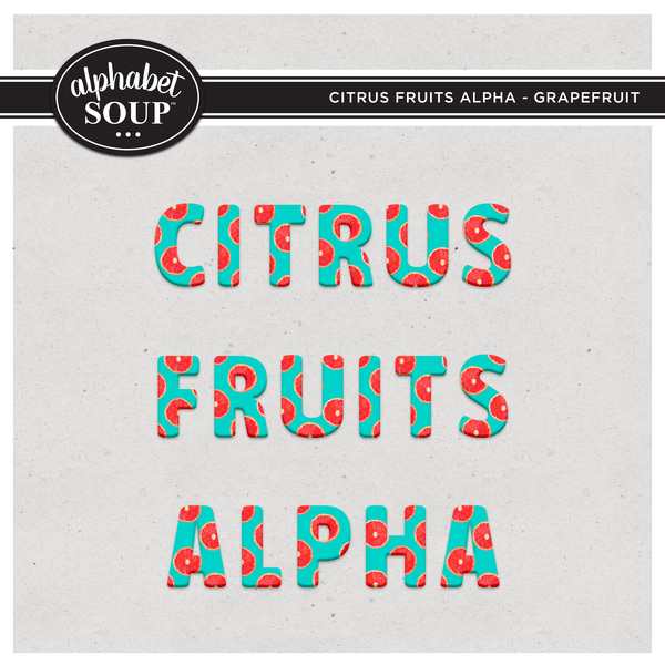 Citrus Fruits Alpha Bundle | Digital Art