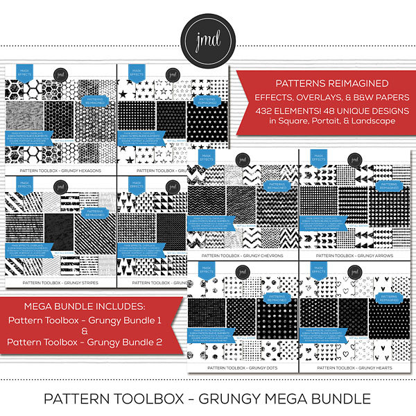 Pattern Toolbox - Grungy Mega Bundle | Digital Art