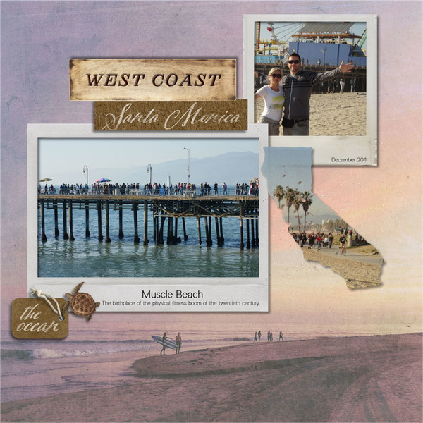 West Coast Word Art Tags 1 | Digital Art