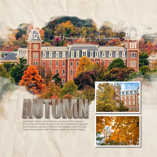 Autumn Flora & Fauna Word Art | Digital Art
