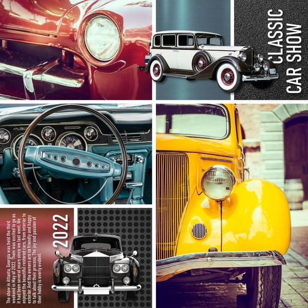 Classic Collage Full Bleed 7 Photos | Digital Art