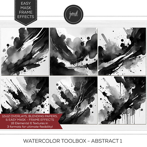 Watercolor Toolbox Variety Bundle 1 | Digital Art